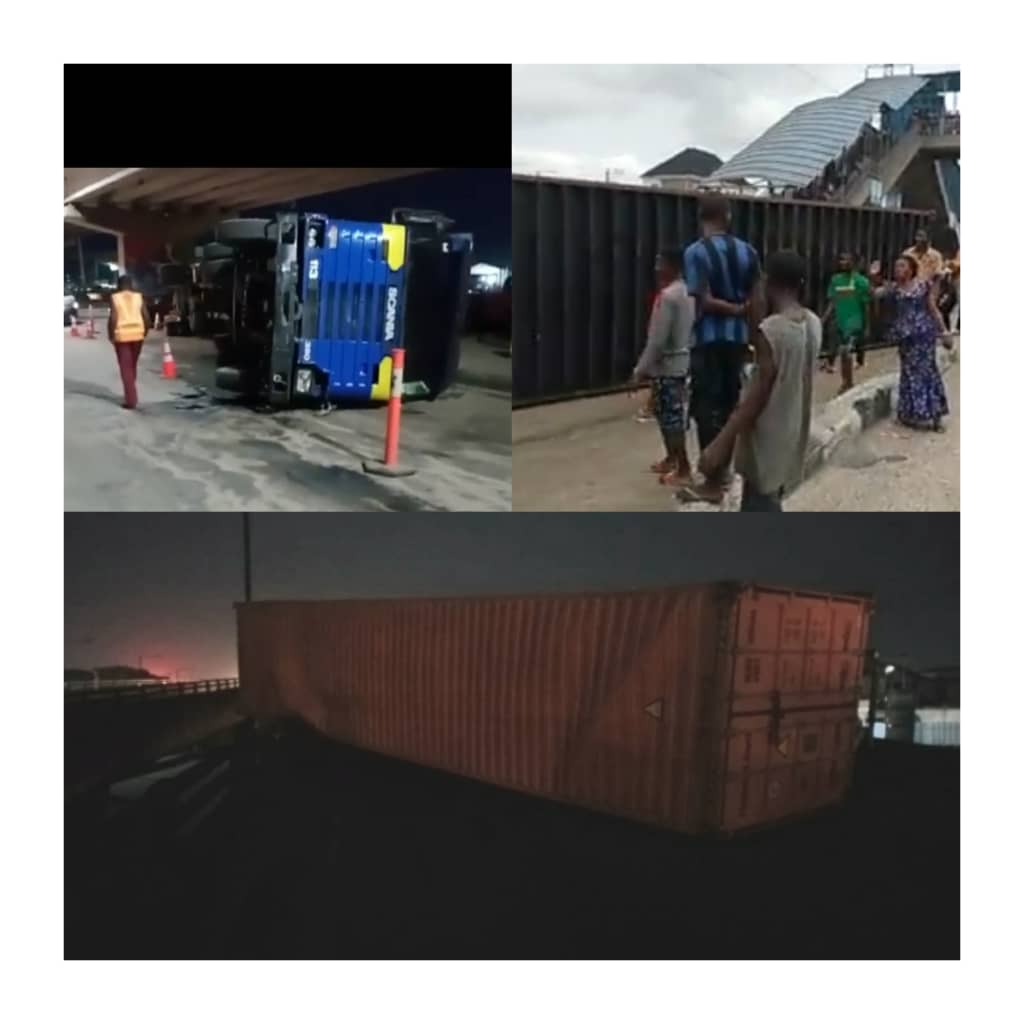 Three 40ft containers fall in Lagos - BrainBoxNews - Breaking News ...